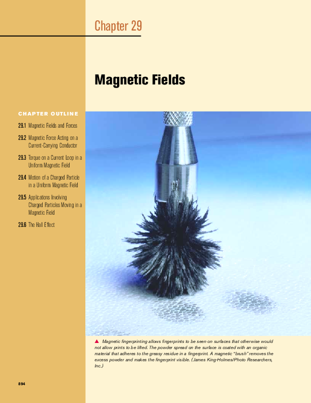 (PDF) 29.4 Motion of a Charged Particle in a Uniform Magnetic Field 29. ...