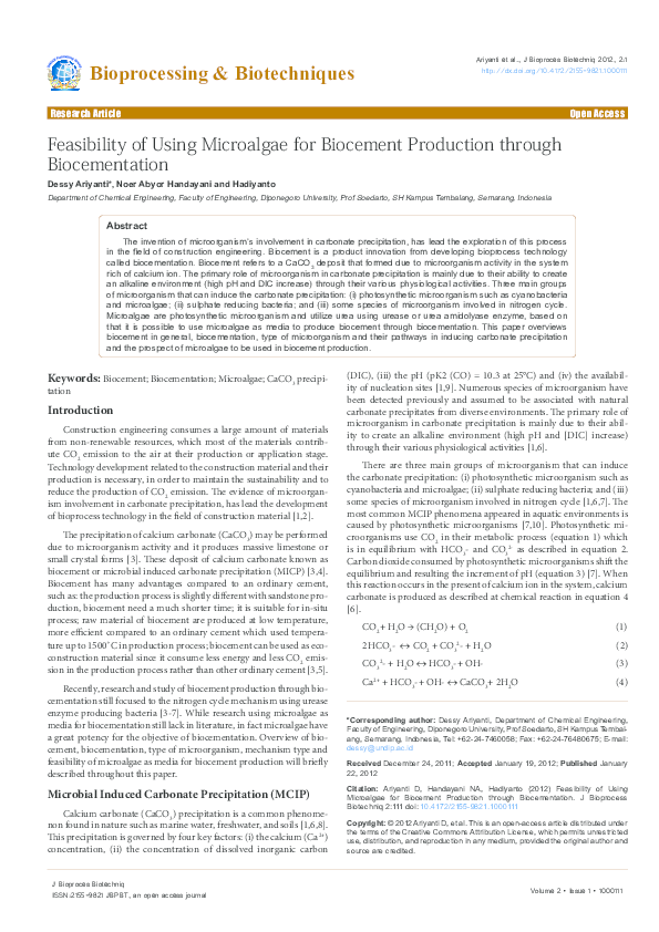 (PDF) Feasibility-of-using-microalgae-for-biocement-production-through ...