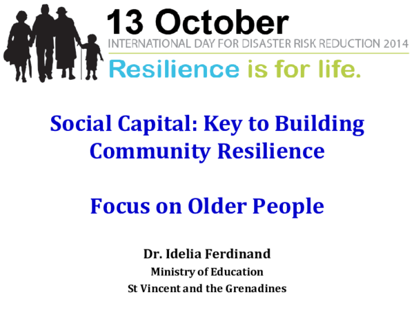 (PDF) Building Community Resilience