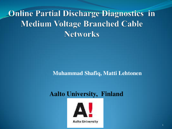(PDF) Partial Discharge Detection and localization