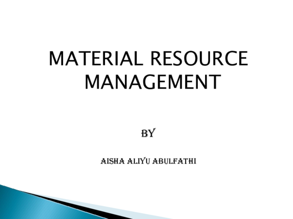 (PPT) Materialmanagement2-101129233059-phpapp02