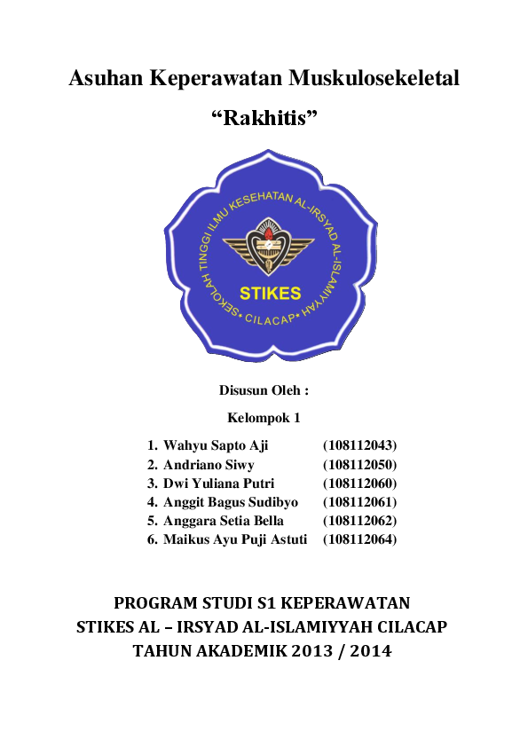 (DOC) Gangguan Muskulosekeletal "Rakhitis"