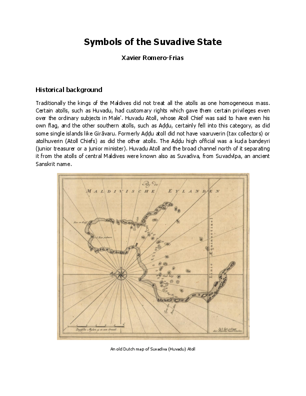 (PDF) Symbols of the Suvadive State