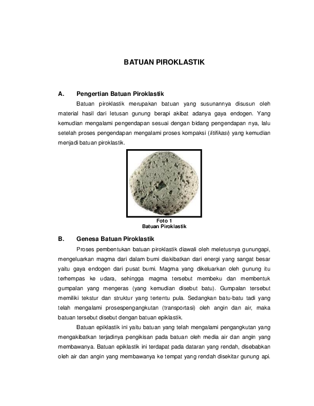(DOC) BATUAN PIROKLASTIK