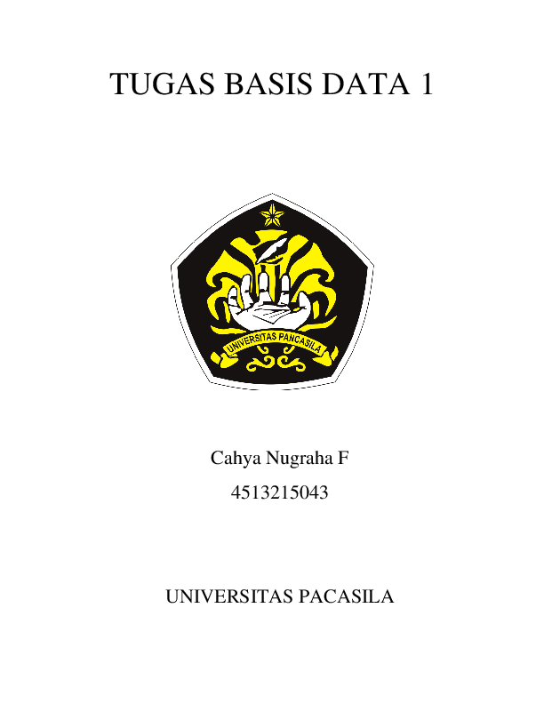 (DOC) TUGAS BASIS DATA 1
