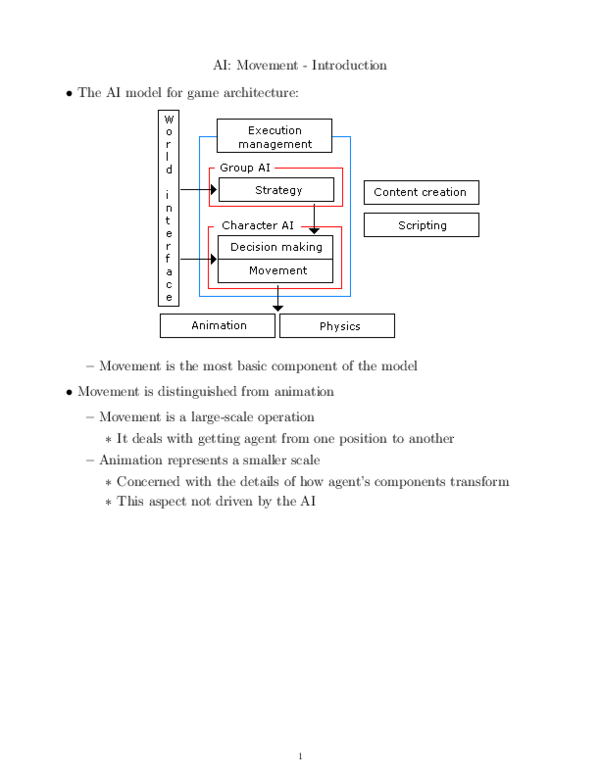 (PDF) GAME AI MOVEMENT