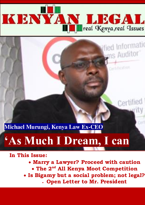 (PDF) Kenyan Legal Magazine Issue #6
