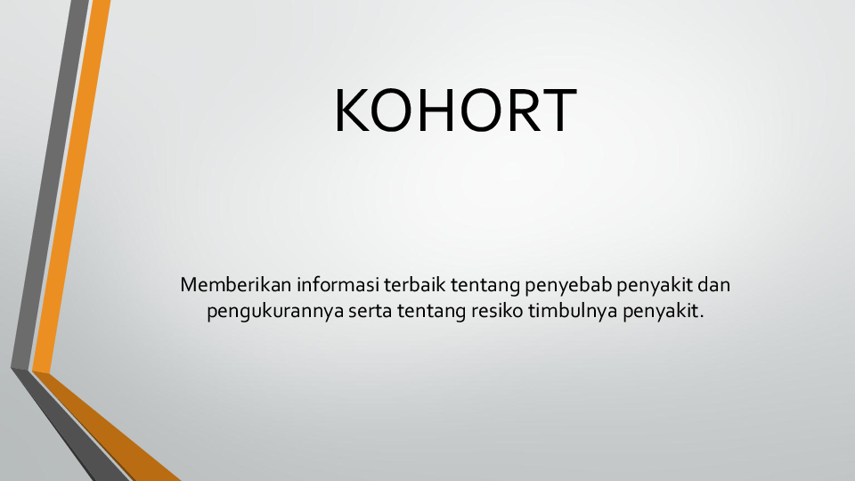 (PPT) KOHORT