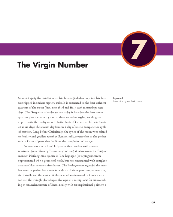 (PDF) 7: The Virgin Number (excerpt from Decoding Design, F+W, 2008)