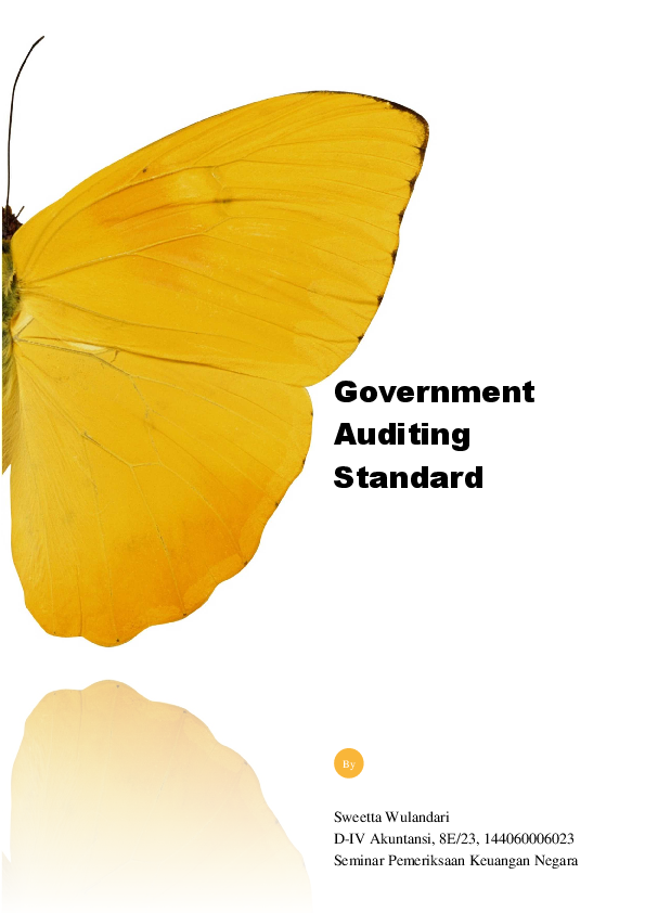 (PDF) Government Auditing Standards Revisi 2011: Ringkasan