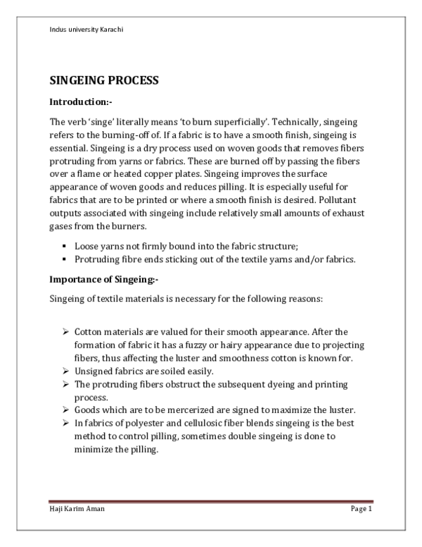 (DOC) singeing process