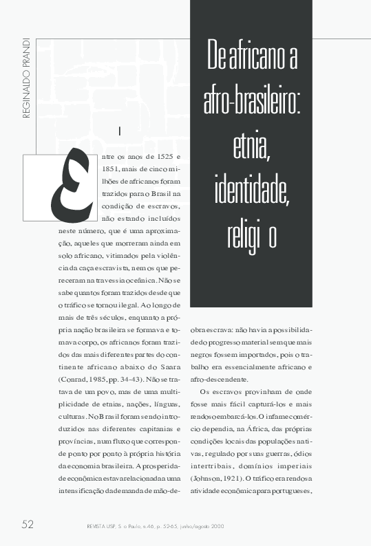 (PDF) REGINALDO PRANDI I