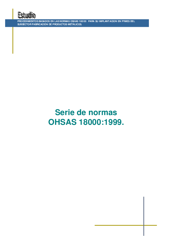 (PDF) PROCEDIMIENTOS BASADOS EN LAS NORMAS OSHAS 18000 PARA SU ...