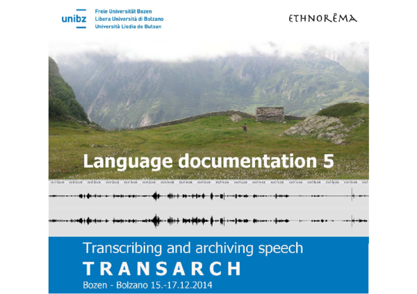 (PDF) Language Documentation 5: Transcribing & Archiving Speech