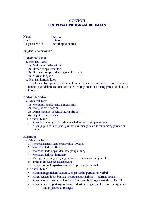 (DOC) CONTOH PROPOSAL PROGRAM BERMAIN