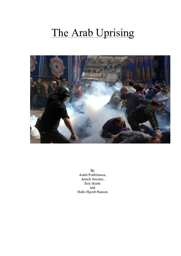 (PDF) Arab Spring