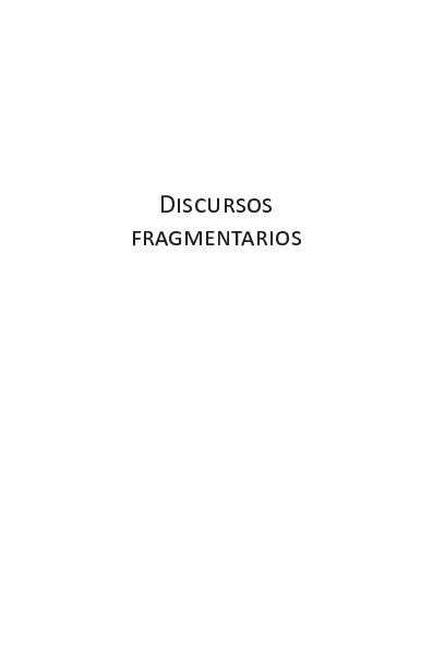 (PDF) Discursos Fragmentarios. Arte Contemporáneo. Caleb Olvera Romero ...