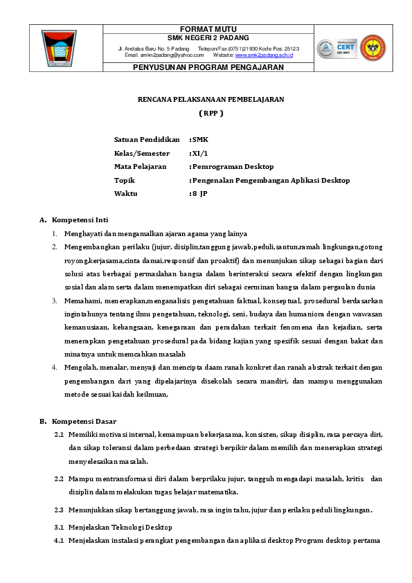 (DOC) RPP pemrograman desktop kd1(vb.net)