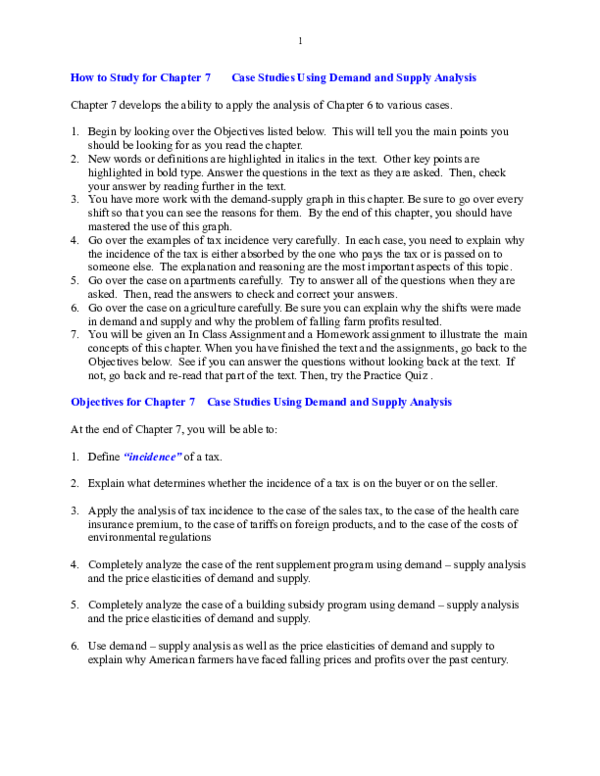(DOC) How to Study for Chapter 7 Case Studies Using Demand and Supply ...