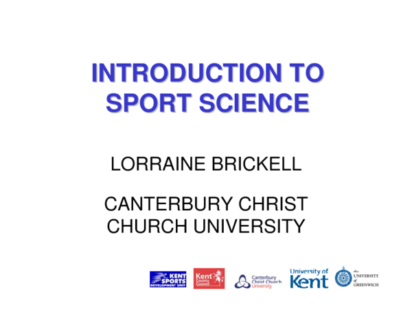 (PDF) INTRODUCTION TO INTRODUCTION TO SPORT SCIENCE SPORT SCIENCE