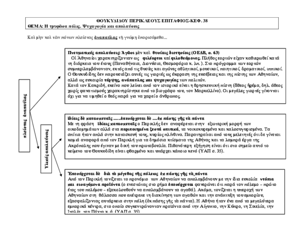 (PDF) ΘΟΥΚΥΔΙΔΟΥ ΠΕΡΙΚΛΕΟΥΣ ΕΠΙΤΑΦΙΟΣ
