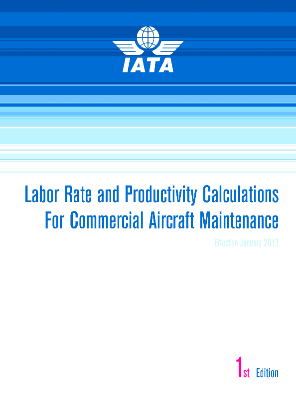 (PDF) 2013-labor-rate & productivity Calculation for Aircraft labor IATA
