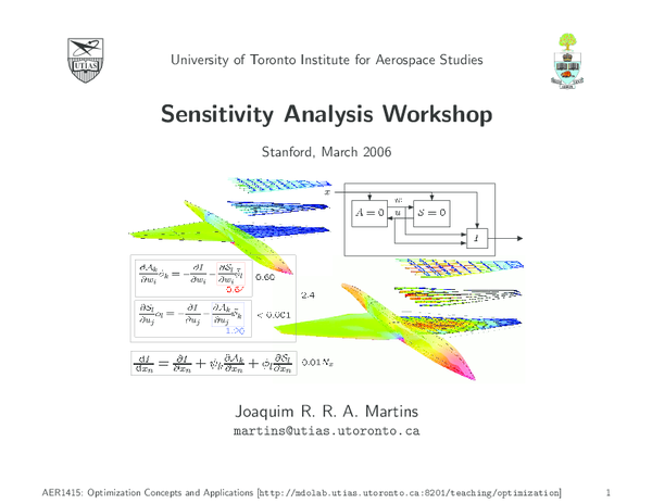 (PDF) Sensitivity Analysis Workshop