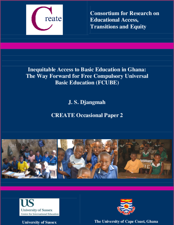 (PDF) Consortium for Research on Educational Access, Transitions and ...
