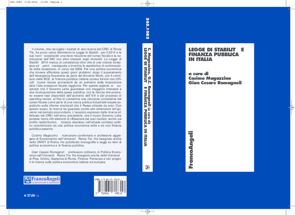 (PDF) Legge di Stabilità e finanza pubblica in Italia | Cosimo ...