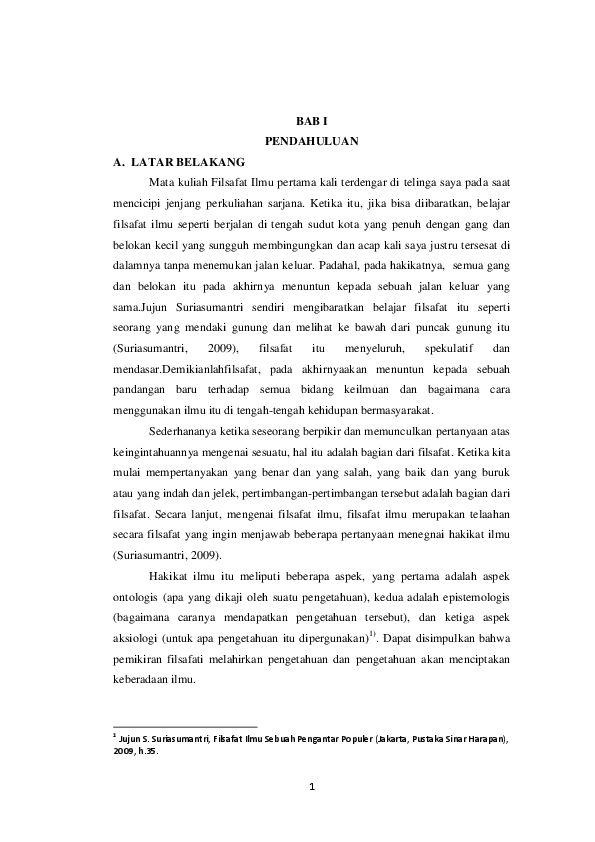 (DOC) 2 Metafisika dan Beberapa tafsiran Metafisika