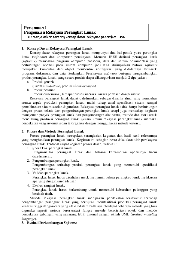 Pdf Konsep Dasar Rekayasa Perangkat Lunak