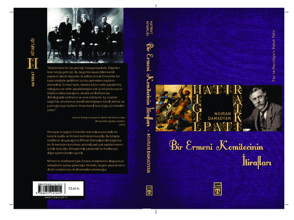 (PDF) Mihran Damadyan, Bir Ermeni Komitacının İtirafları, haz. Haluk Selvi