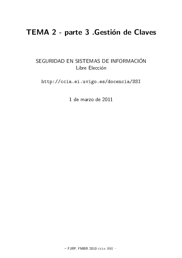 (PDF) TEMA 2 -parte 3 .Gestión de Claves