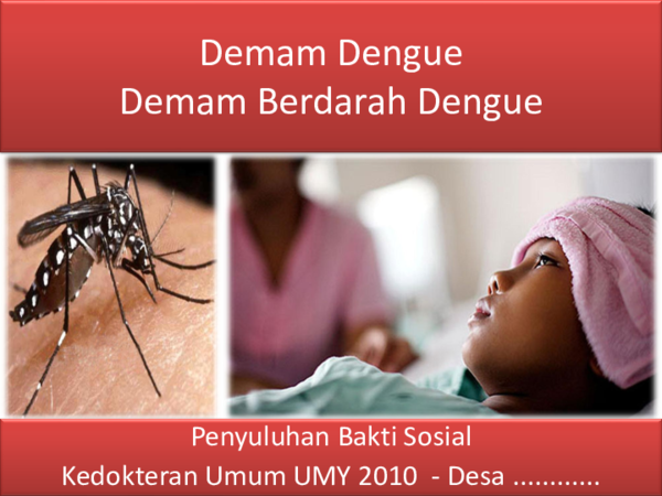 (PPT) Slide Baksos Demam Berdarah Dengue