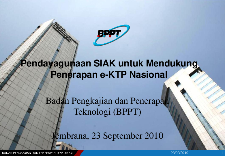 (PDF) Pendayagunaan SIAK untuk Mendukung Penerapan e-KTP Nasional