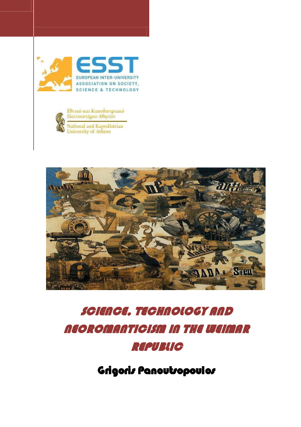 (PDF) Science, Technology and Neoromanticism in the Weimar Republic