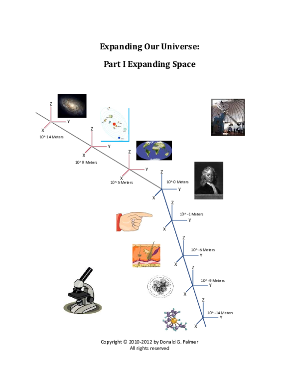 (PDF) Expanding Our Universe: Part I Expanding Space