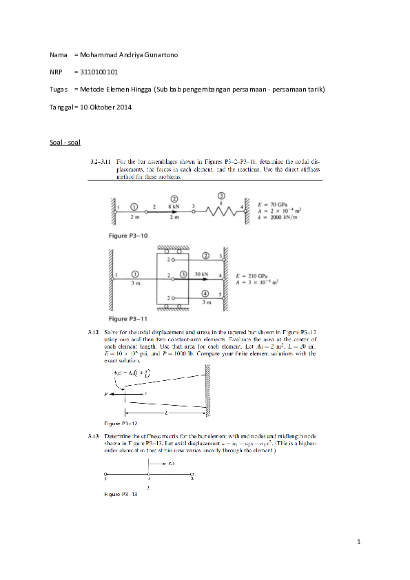 (DOC) Simple Finite Element Method