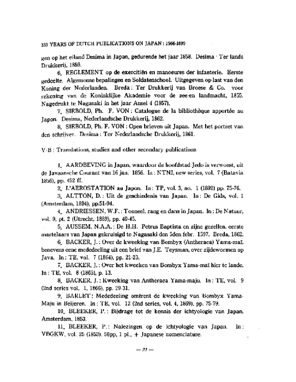 (PDF) 333 Years of Dutch Publications on Japan: 1566-1899 (3)