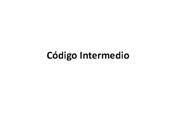 (PPT) Código Intermedio