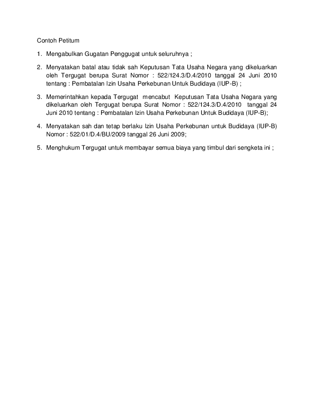 (DOC) Contoh Petitum