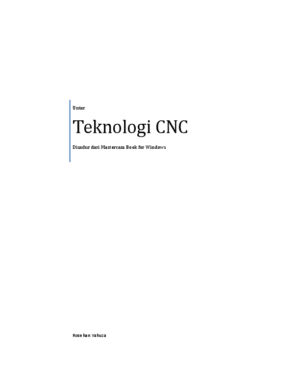 (PDF) Teknologi CNC (Computer Numerical Control)