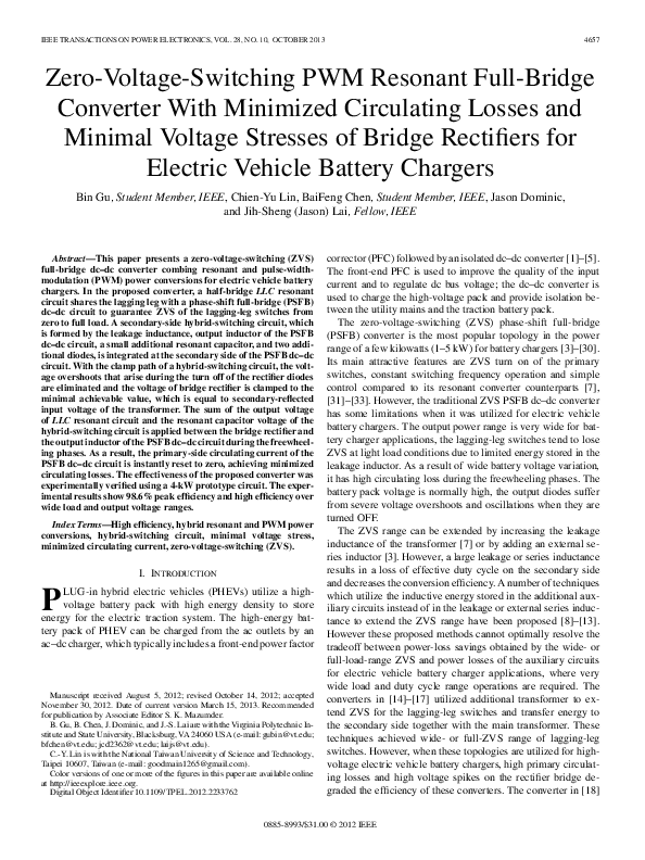 (PDF) bi directional power flow control
