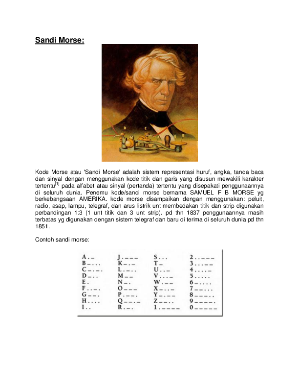 (DOC) Sandi Morse pramuka