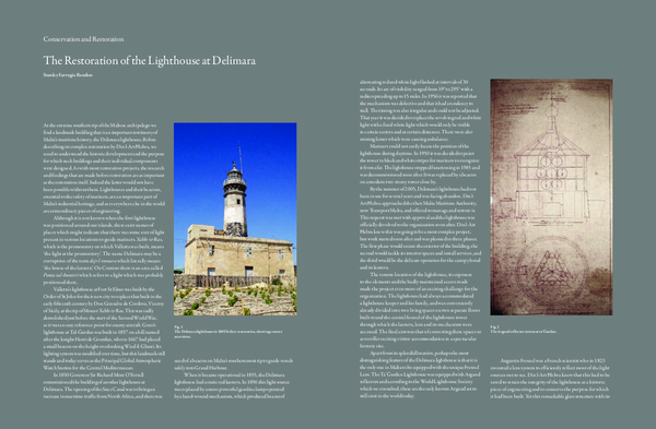 (PDF) The Restoration of the Lighthouse at Delimara