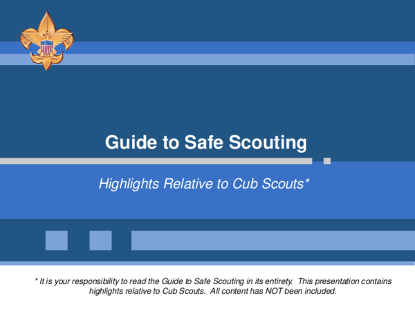 (PPT) Guide to Safe Scouting