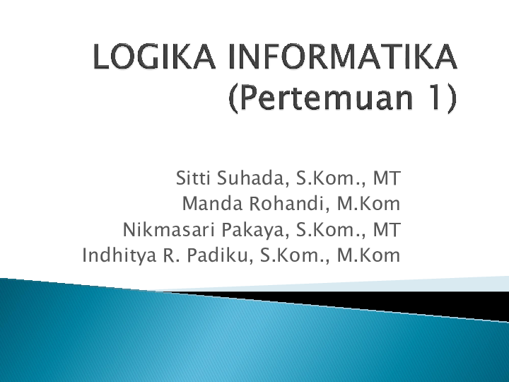 (PPT) LOGIKA INFORMATIKA