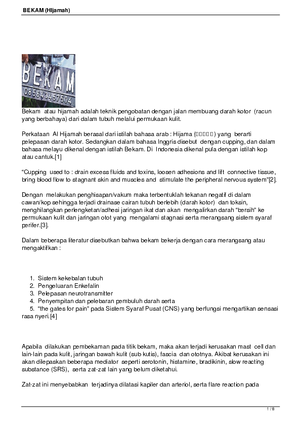 (PDF) BEKAM (HIjamah