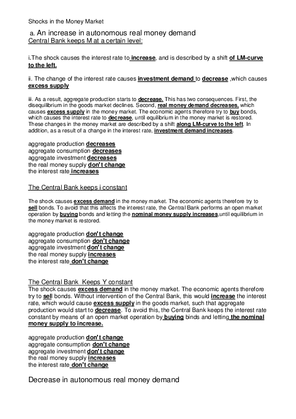 (DOC) Rise in Autonomous Demand for Real Money Supply
