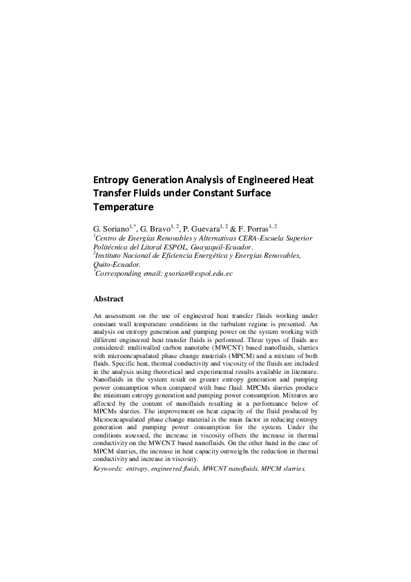 (PDF) Entropy Generation Analysis of Engineered Heat Transfer Fluids ...